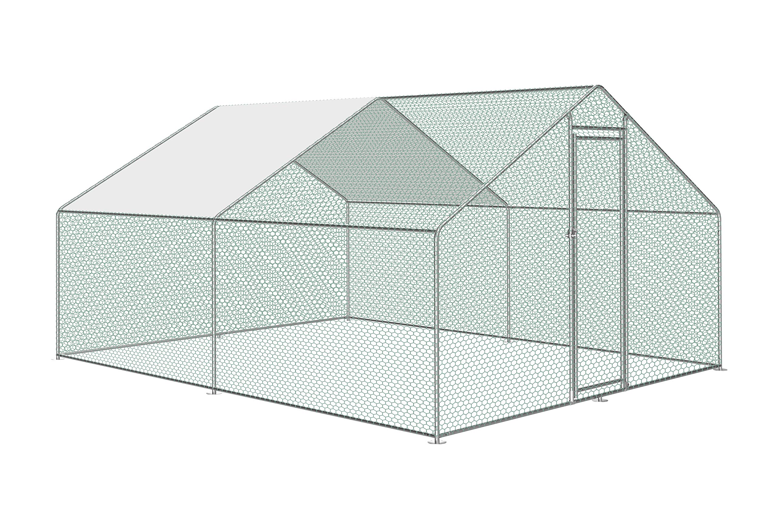 Buy Pet Innovations Chicken Run Heavy Duty Galvanised cage for Pets ...
