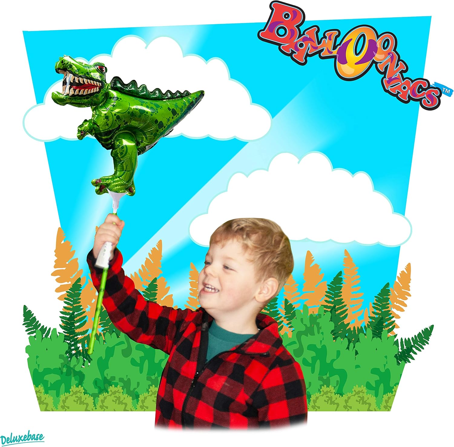 Ballooniacs – T-Rex Air Filled Animal Balloon from Deluxebase. A ...