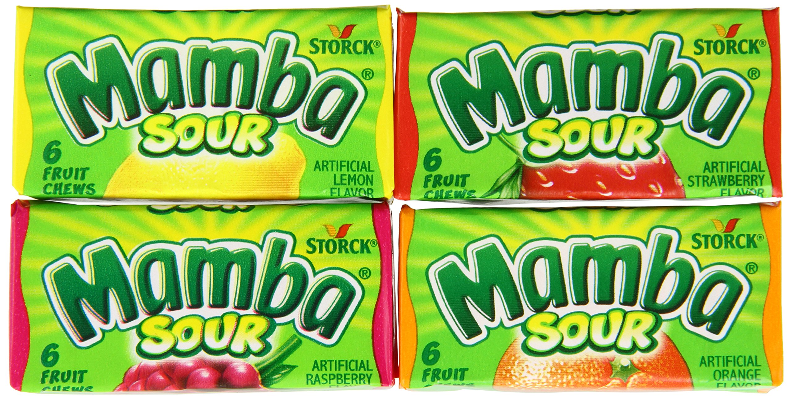Amazon.com : Storck Mamba Fruit Chews 48 - 0.88oz Packs : Candy ...