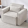 Amazon.com: ELUCHANG Oversized Accent Chair,Modern Boucle Sofa Chair ...