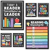 Amazon.com : Hadley Designs 6 Greenery Reading Posters for Classroom ...