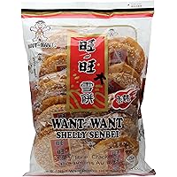 Amazon.com: Want Want Rice Crackers, Shelly Senbei Spicy, 5.3 Ounce ...