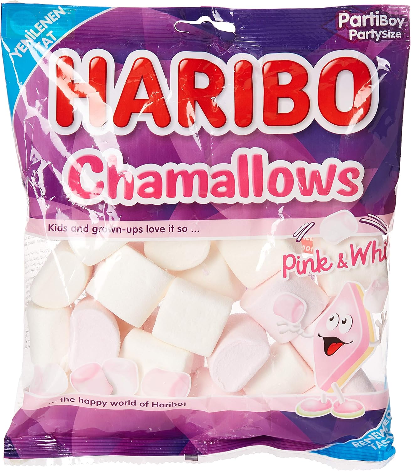 Haribo Jelly Candy Chamallows Pink & White, 150G: Buy Online at Best ...