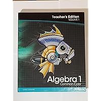 Amazon.com: Pearson Algebra 1: Common Core, Vol. 1, Teacher's Edition ...