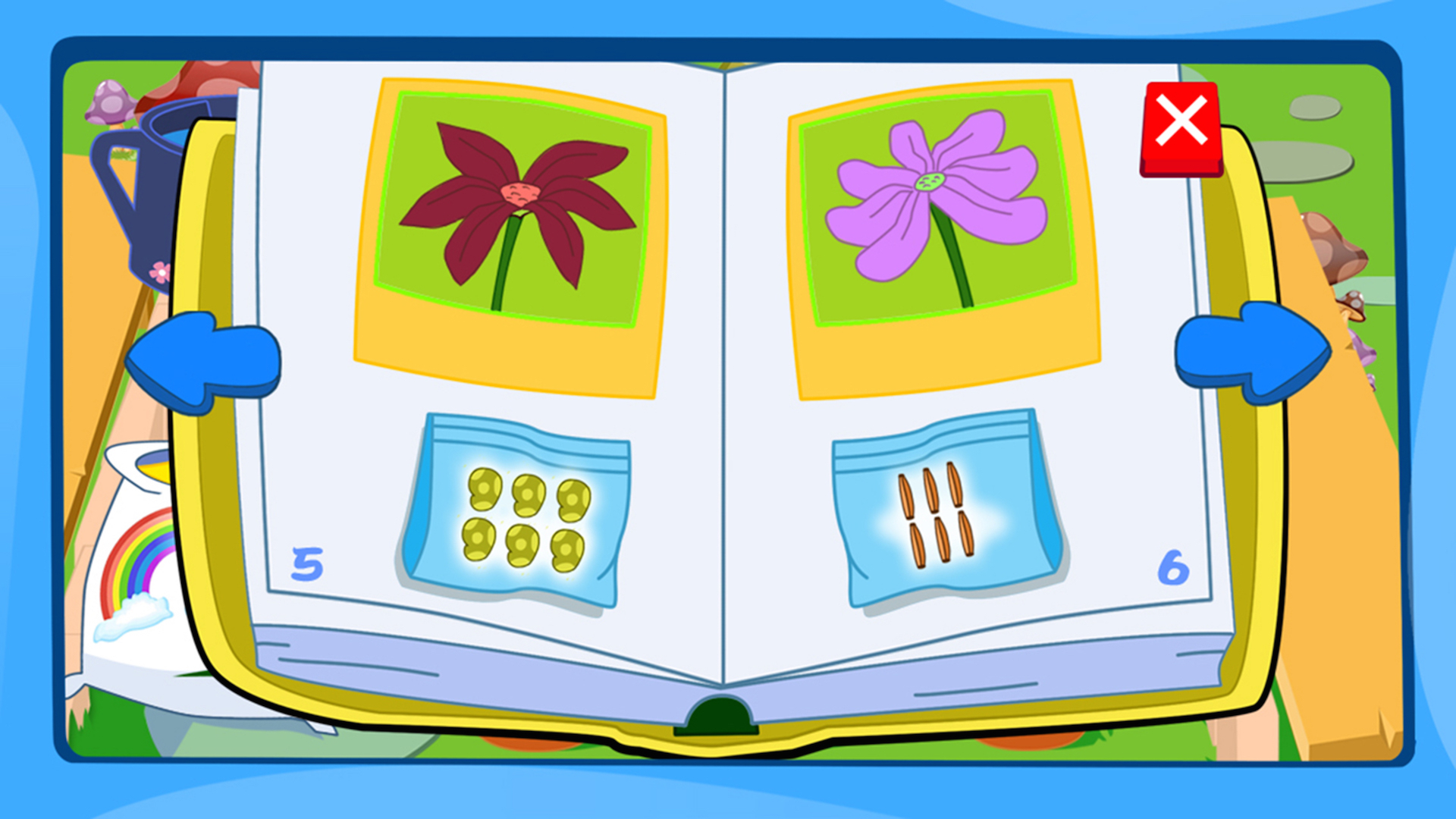 Dora's flowers planting garden free games for kids and preschool ...