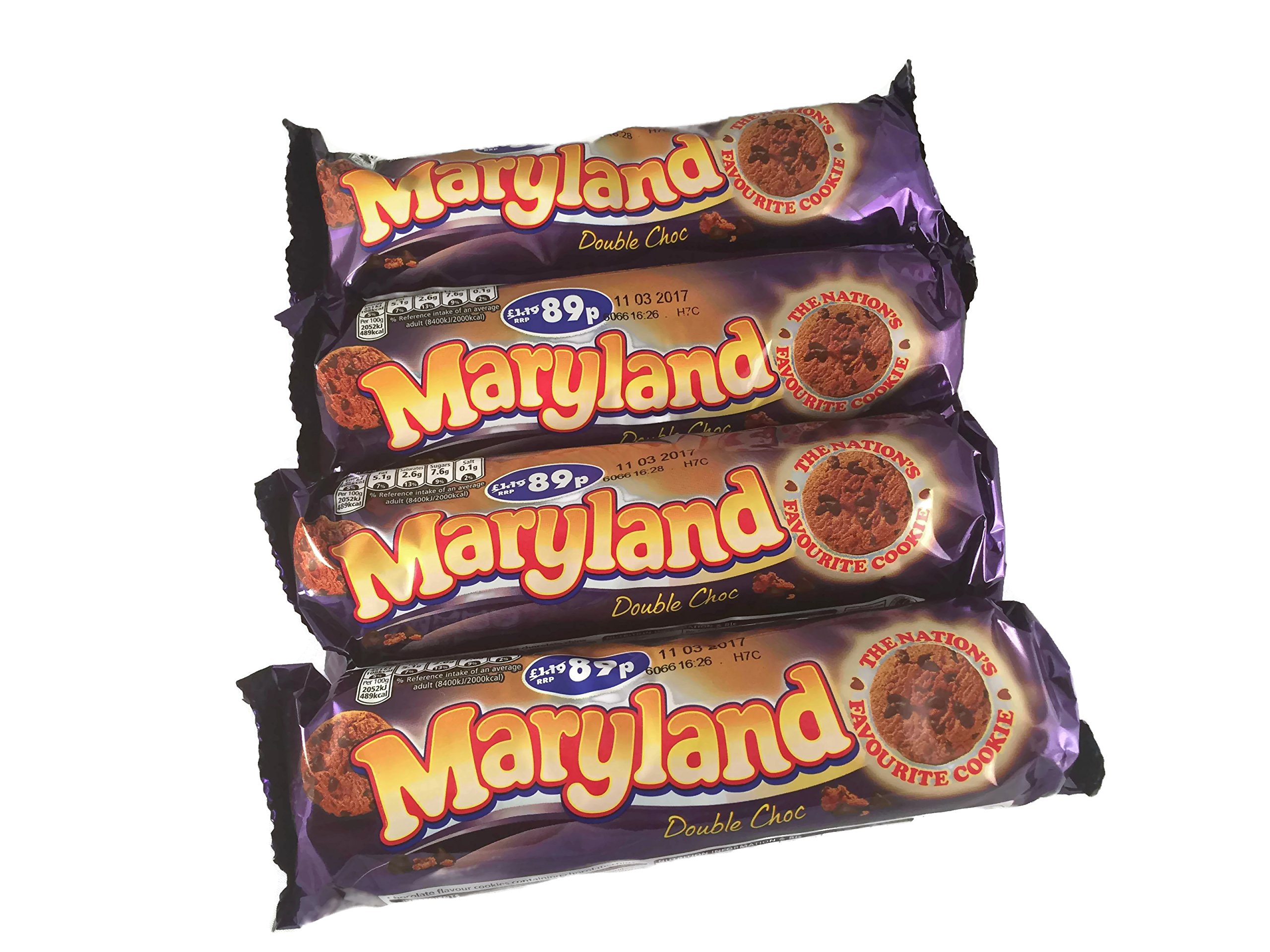 Maryland Chocolate Chip Cookies - 145g - Pack of 4 (145g x 4): Amazon ...