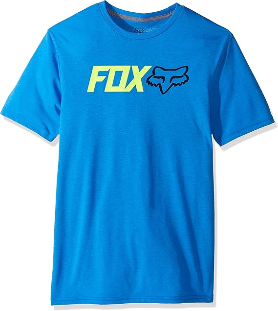 Fox - Playera de Manga Corta para Hombre, Azul (Heather Blue), Large ...