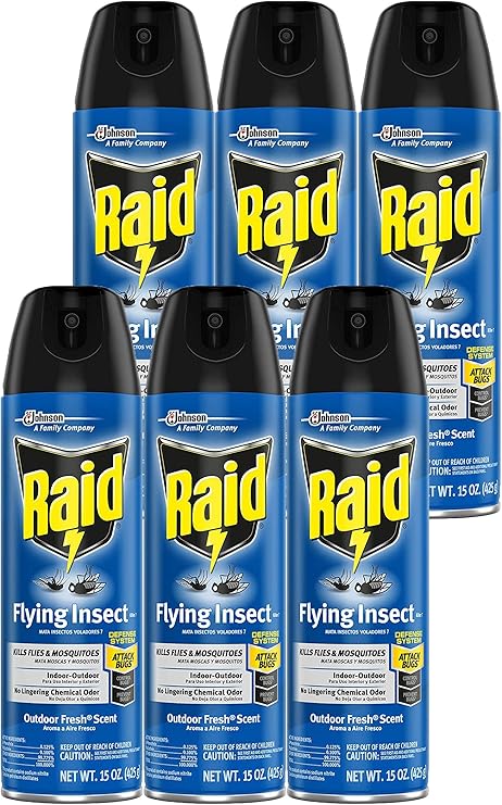 Amazon.com: Raid Flying Insect Killer, 15 OZ (Pack - 6): Garden & Outdoor