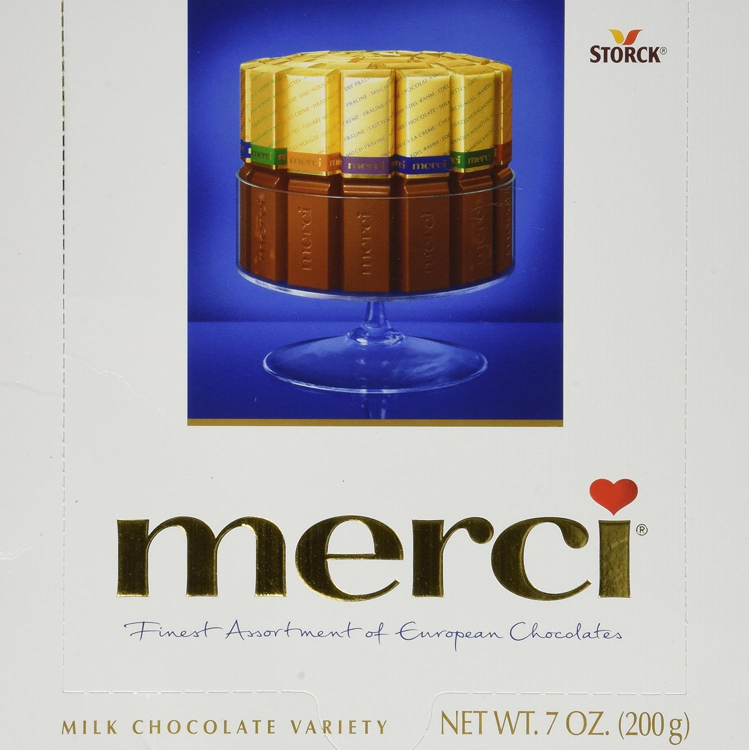 Amazon.com : MERCI Assorted Milk Chocolates (200g, 7oz) : Grocery ...