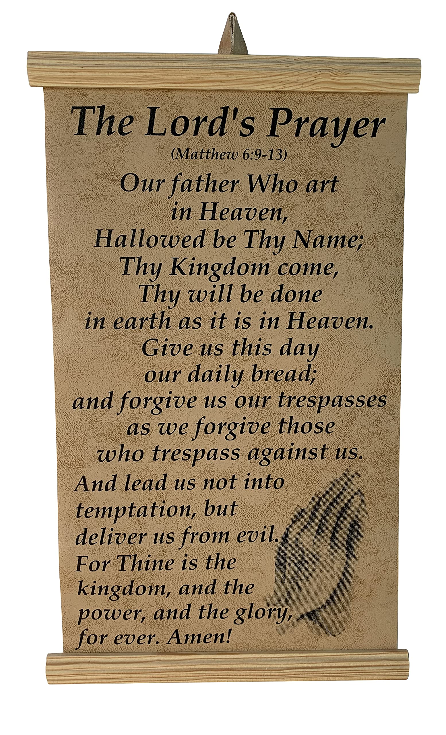 Mua The Lord's Prayer Our Father Who Art in Heaven Scroll Poster Ready ...