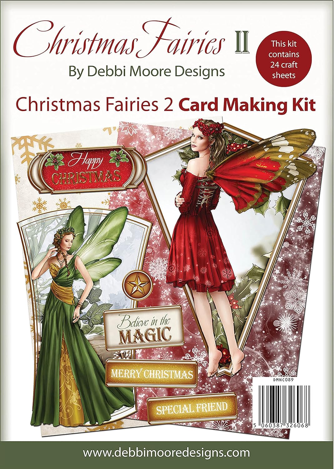 Amazon.com: Debbi Moore Designs Christmas Fairies #2 Debbi Moore A4 ...
