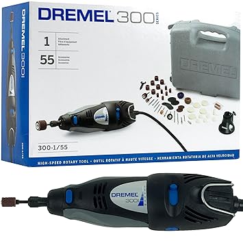 Dremel 300-1/55 300 Series Variable Speed Rotary Tool Kit with 55 ...