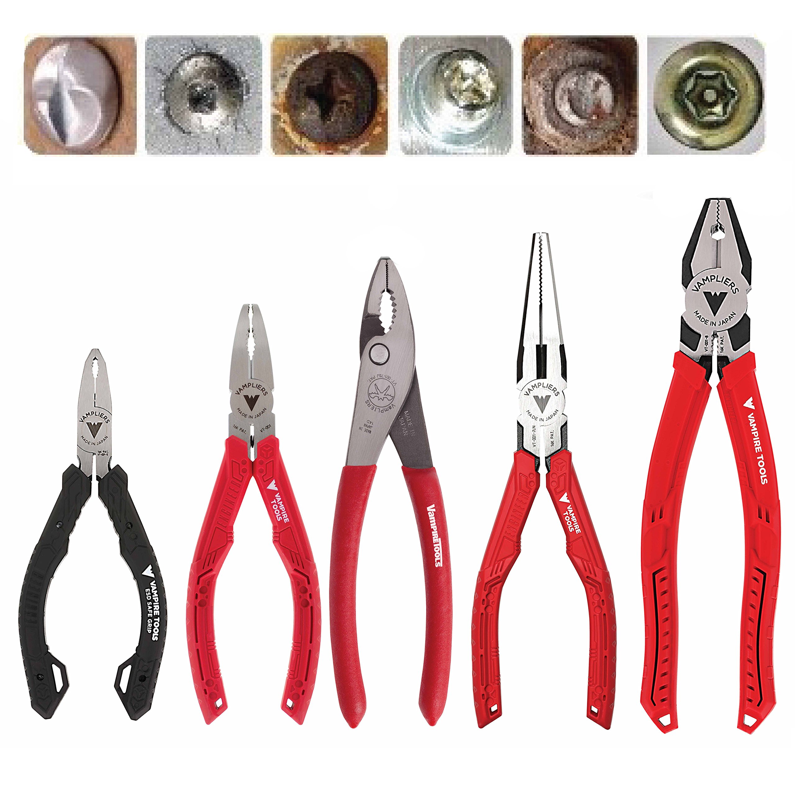 Mua 5-Piece Screw Extractor Pliers Set. High Carbon Steel Stripped ...