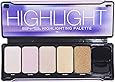 Amazon.com : BYS Highlight Palette with Contour Brush and Mirror- Glam ...