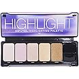 Amazon.com : BYS Highlight Palette with Contour Brush and Mirror- Glam ...