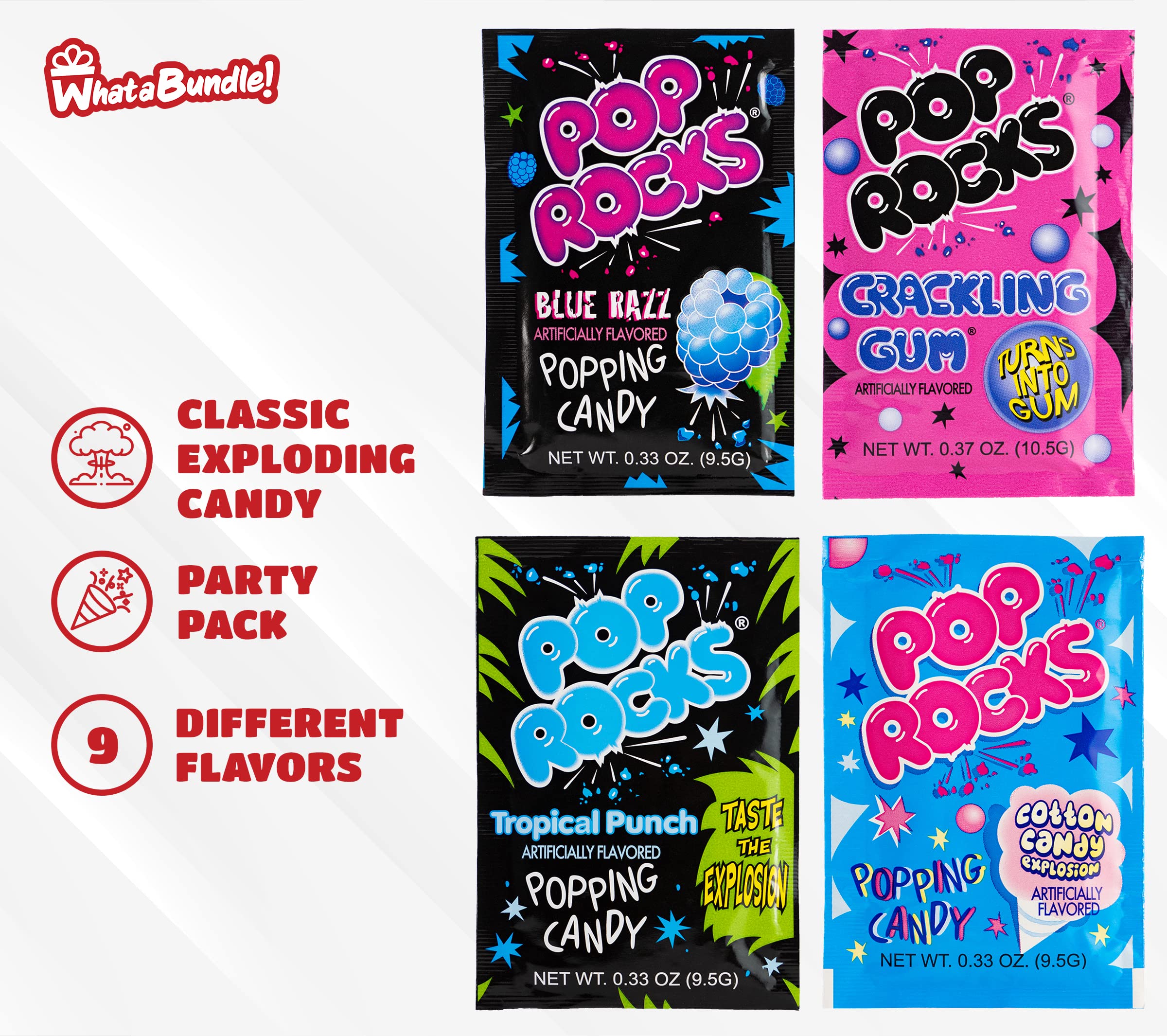 Mua Pop Rocks Candy Variety Pack (9 Pack - 1 of All 9 Flavors ...
