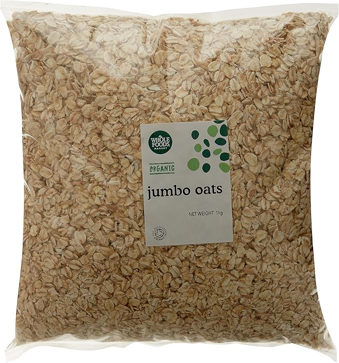 Whole Foods Market Organic Jumbo Oats, 1 kg: Amazon.co.uk: Prime Pantry