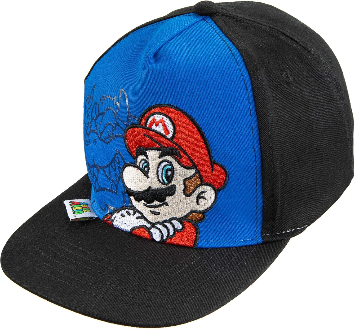 Amazon.com: Nintendo Super Mario Boys Baseball Cap Hat Age 4-7 Blue ...