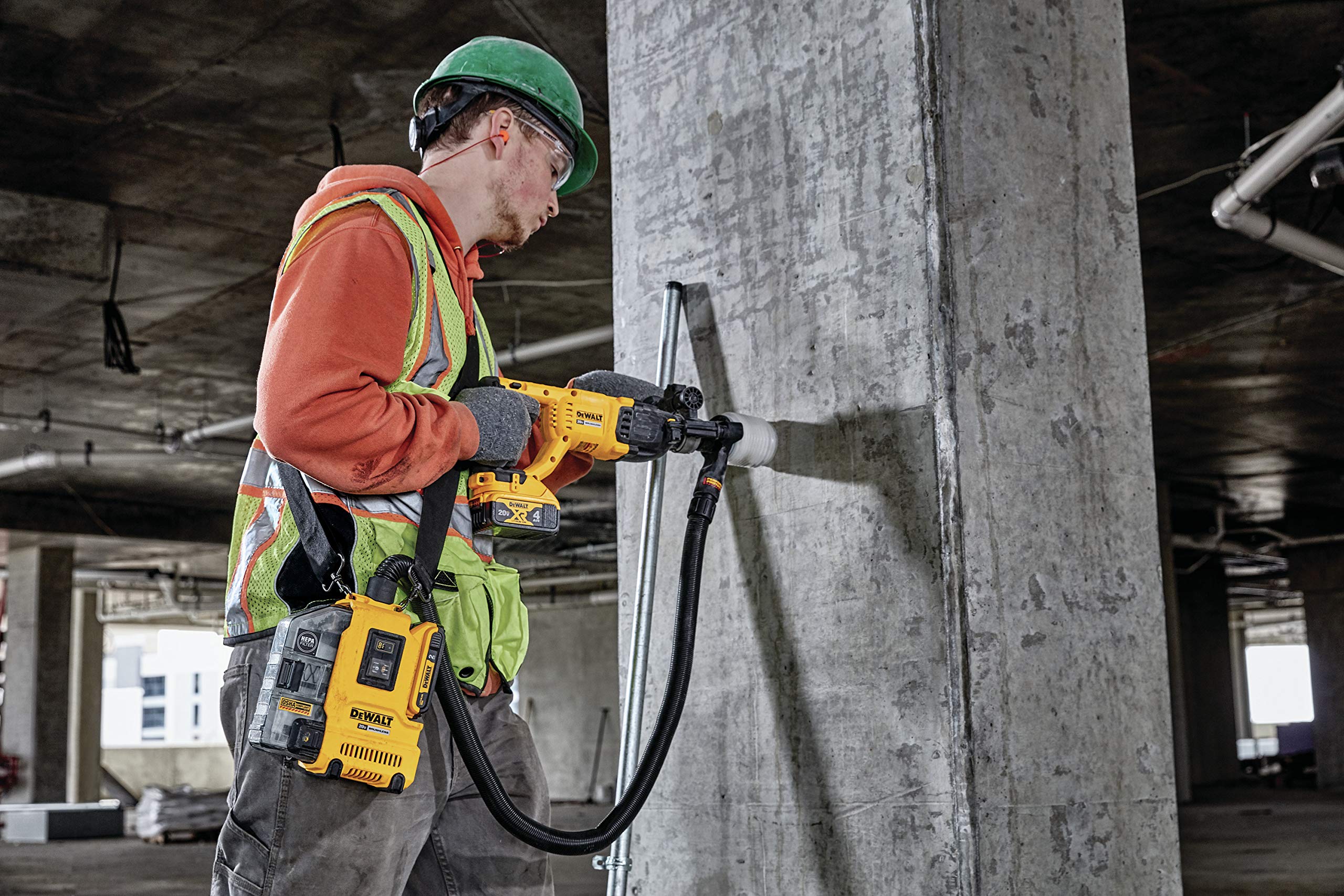 Extractor de polvo DEWALT 20V MAX*, sin escobillas, universal, solo ...