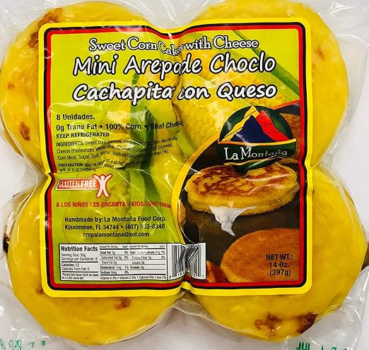 Arepas Colombianas (Mini Arepa de Choclo con Queso/Sweet Corn Cakes ...