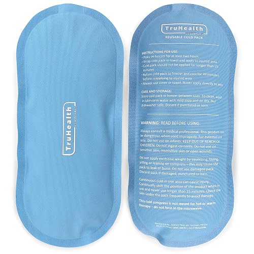TruHealth Gel Cold Compression Ice Packs for Injuries - Soft & Flexible ...