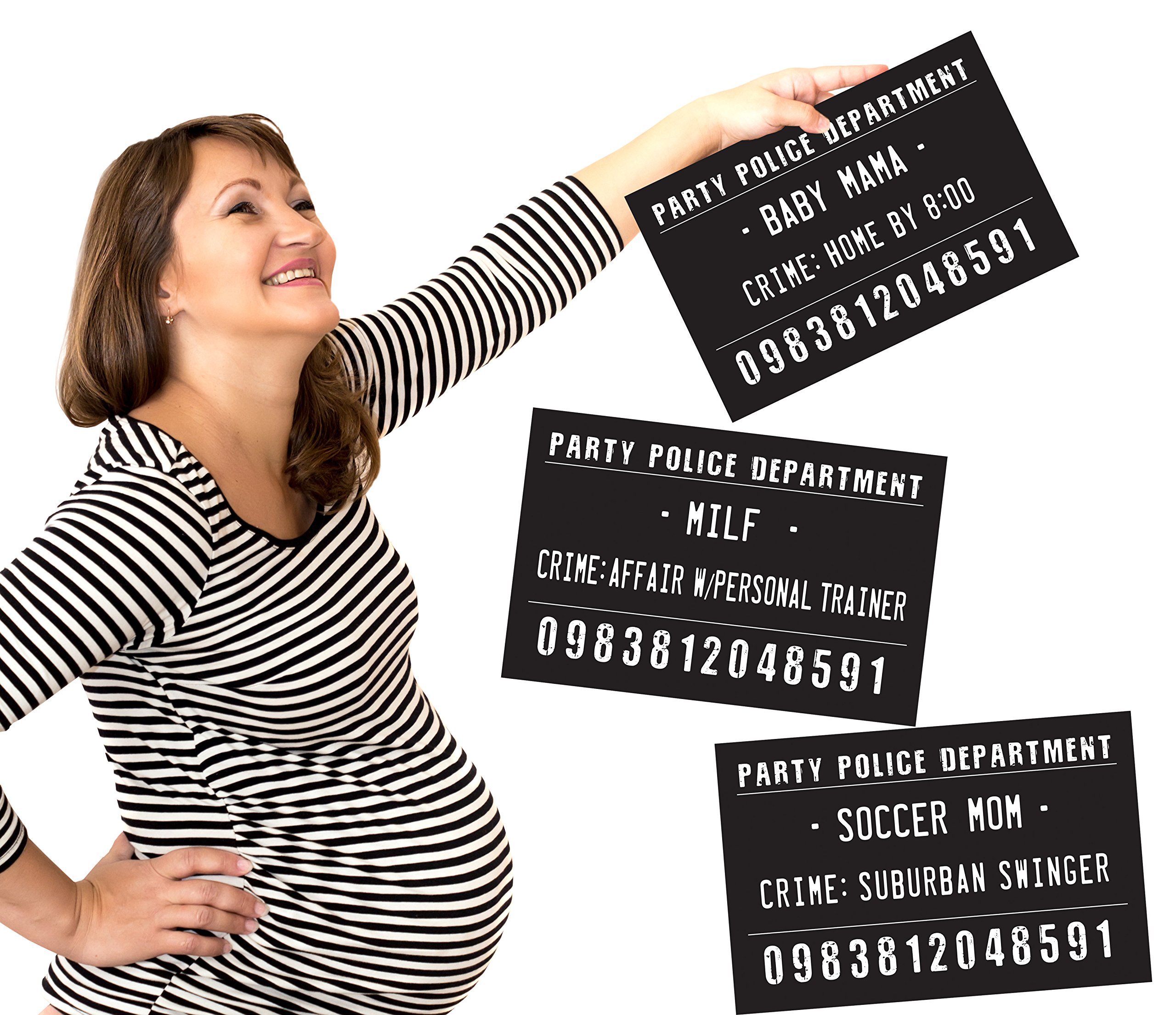 Mua 20 Funny Mugshot Signs (Black & White) - Selfie Photo Booth Prop ...