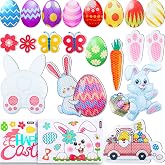 Amazon.com: Whaline 16Pcs Easter Refrigerator Magnets Bunny Egg Fridge ...