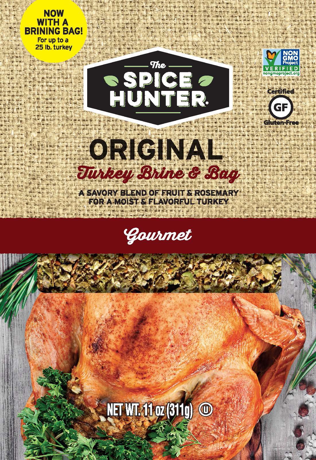 Amazon.com : Spice Hunter Turkey Brine & Bag, Lemon, Garlic and Herb ...