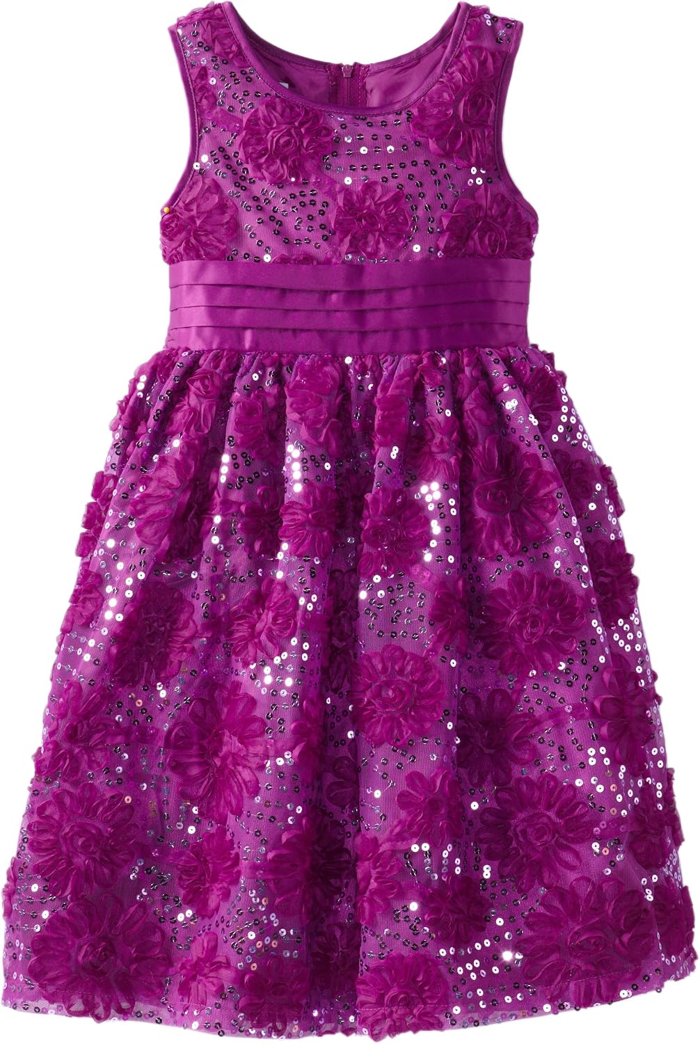 Amazon.com: Bonnie Jean Big Girls' Bonaz and Sequin Mesh Dress: Special ...