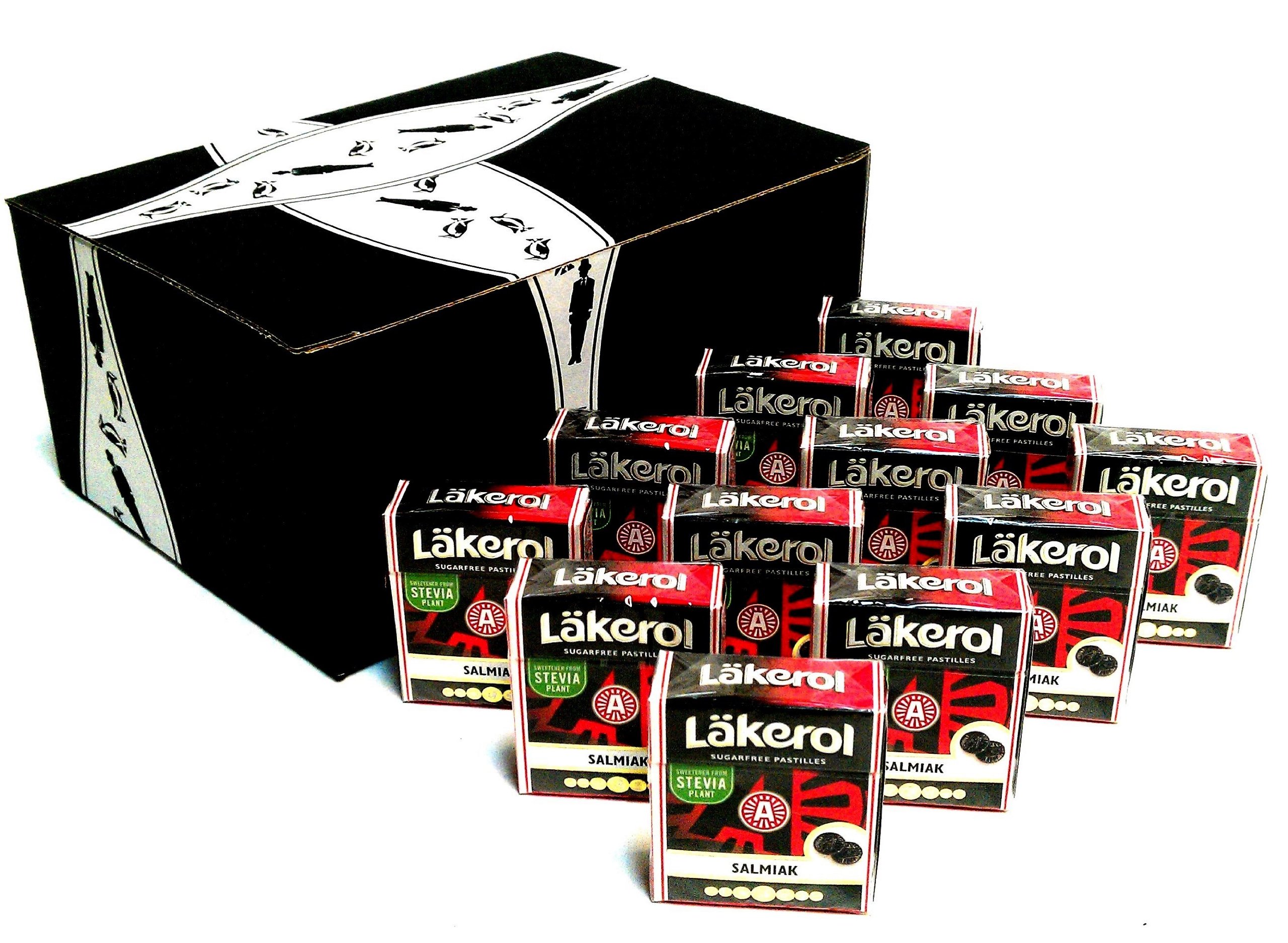 Buy Läkerol Salmiak Licorice Sugarfree Pastilles, 0.8 oz Packages in a ...