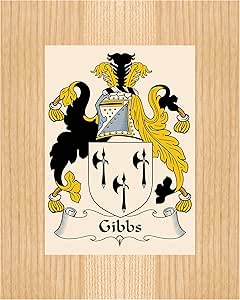 Amazon.com - Carpe Diem Designs Gibbs Coat of Arms/Gibbs Family Crest ...