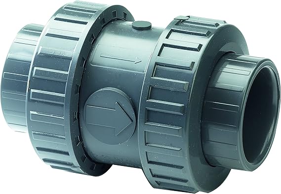 PVC Spring Check Non Return Valve EPDM Ends Plain 63mm: Amazon.co.uk ...