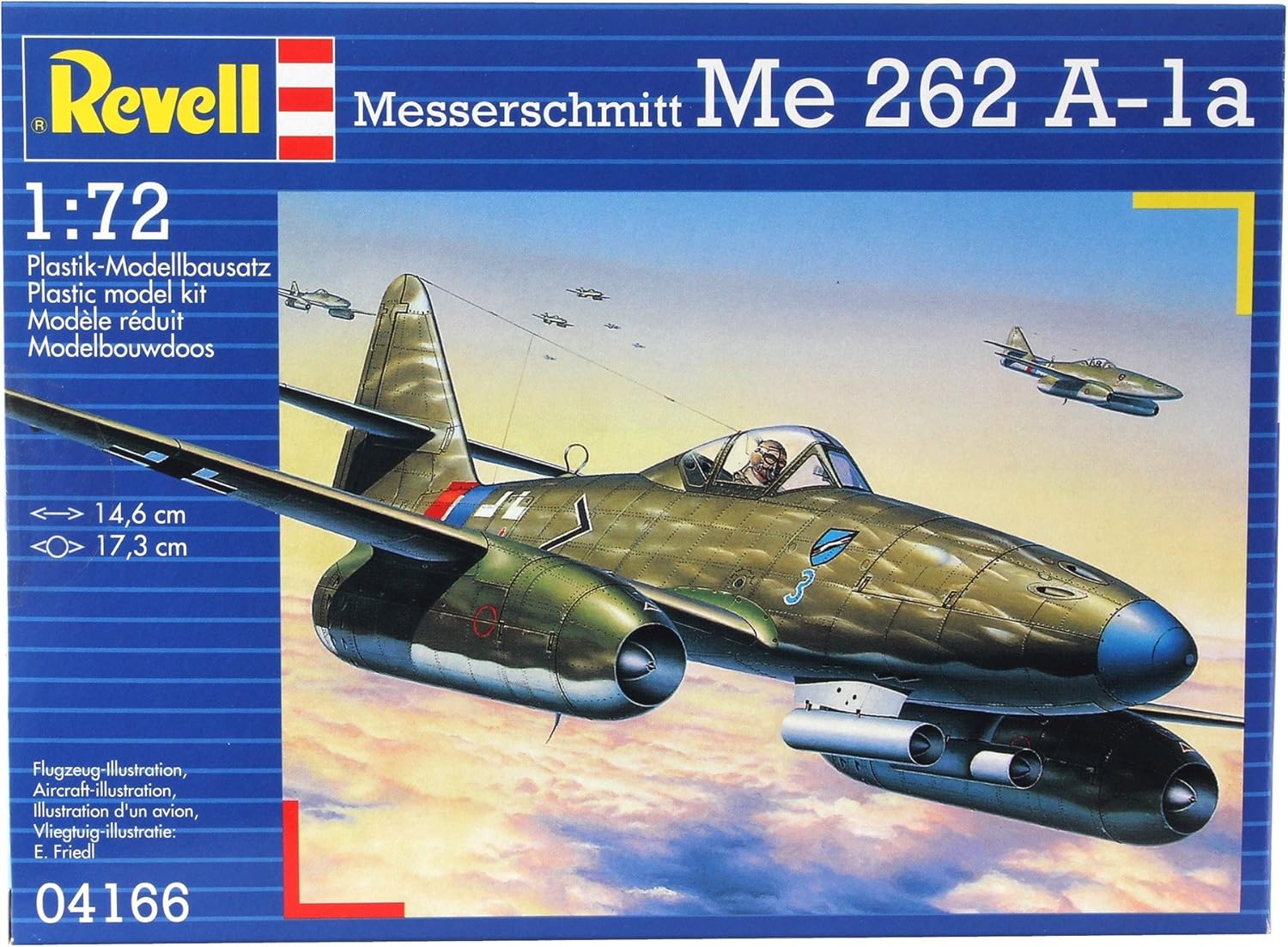 Revell 04166 Messerschmitt Me 262 A-1a Model Kit Hobbies Toys & Games