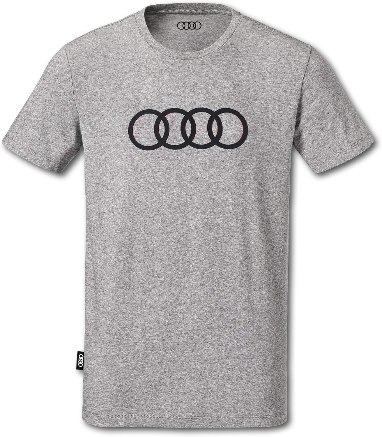 Audi collection 313170181 Audi T-Shirt Ringe, Herren, grau, L: Amazon ...