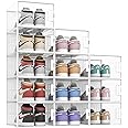 Amazon.com: Pinkpum XXL Large Shoe Organizer Storage Boxes for Closet ...