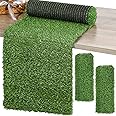 Amazon.com: 2 Pcs 12 x 120 Inch Grass Table Runner Artificial Turf ...