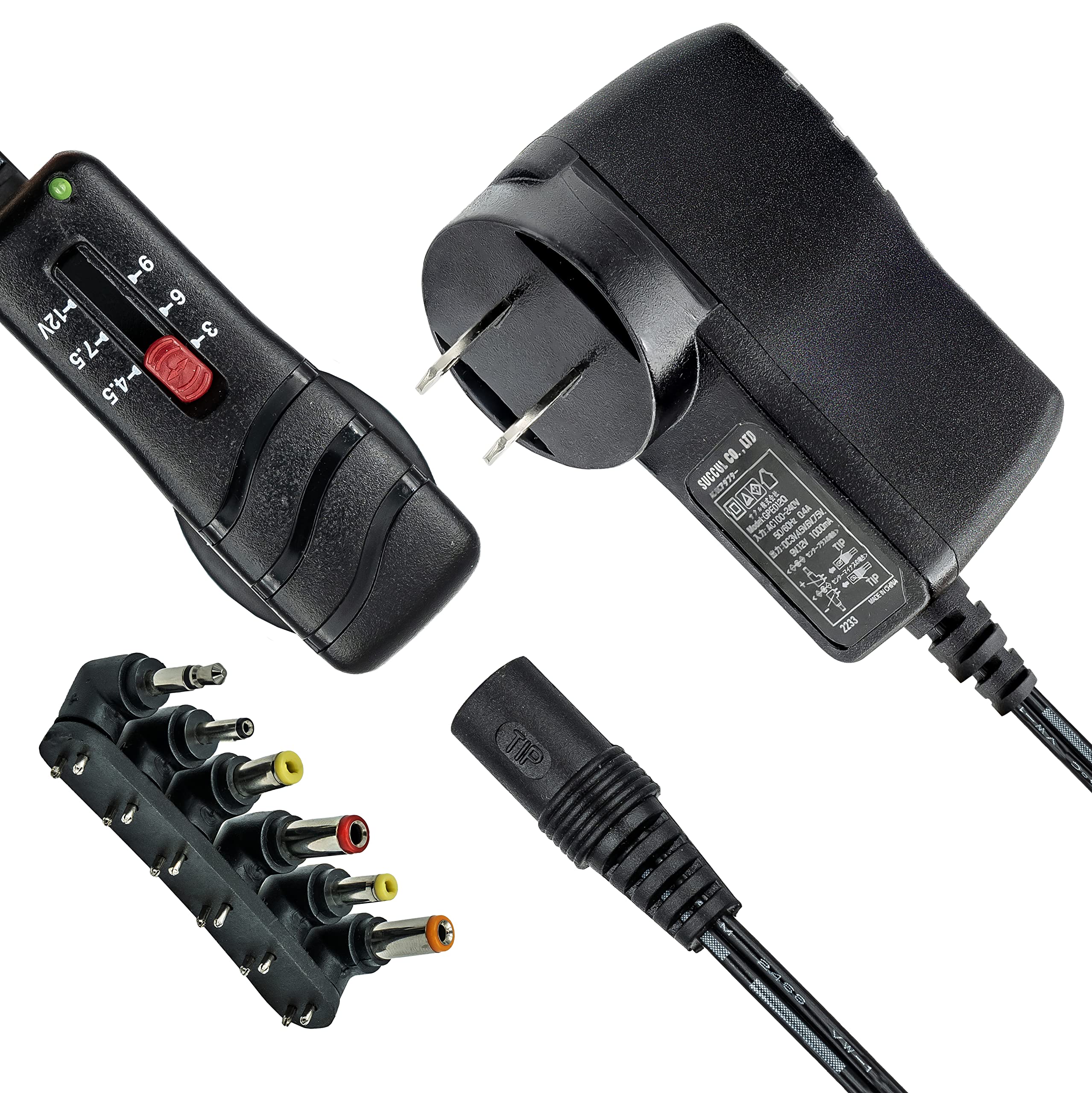 Mua AKIRARI AC Adapter, Multi-Voltage, DC 3V, 4.5V, 6V, 7.5V, 9V, 12V ...