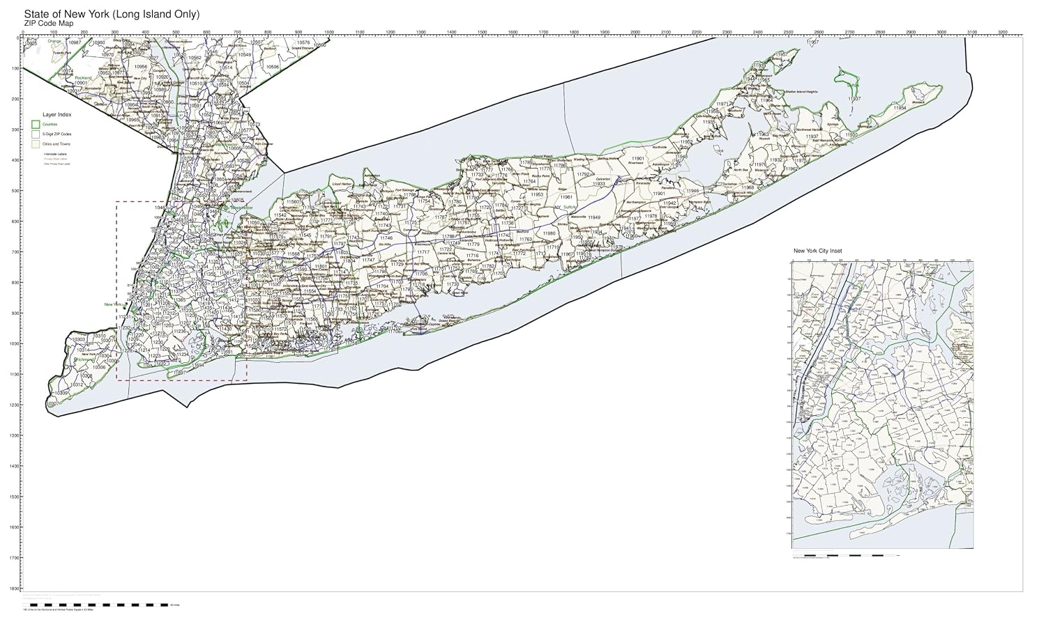 Long Island Zip Codes List