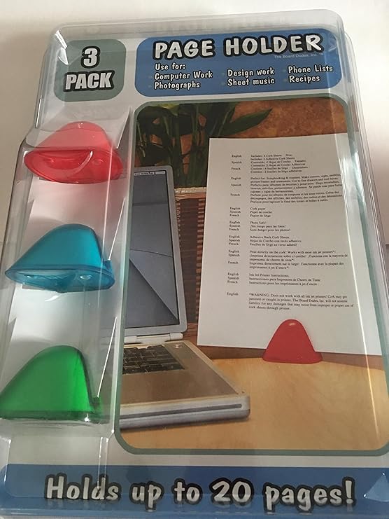Amazon.com : Page UP- Page Holder- 3 Pack : Office Products