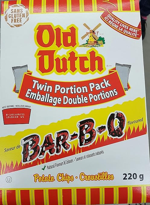 Amazon.com: Old Dutch BBQ Barbecue Potato Chips 220g Box {Imported from ...