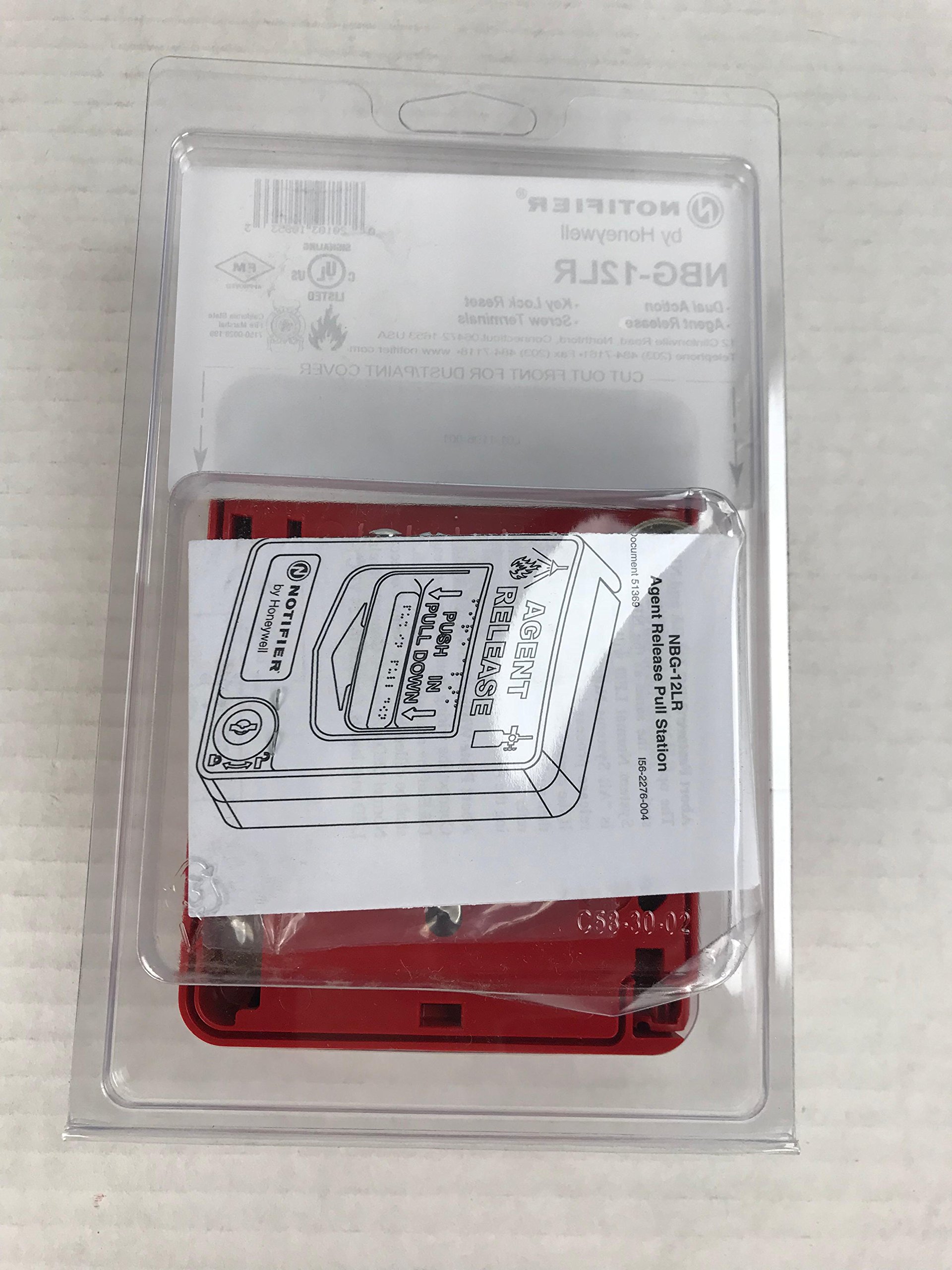 Notifier NBG-12LR Dual Action Releasing Pull Station, RED on Galleon ...