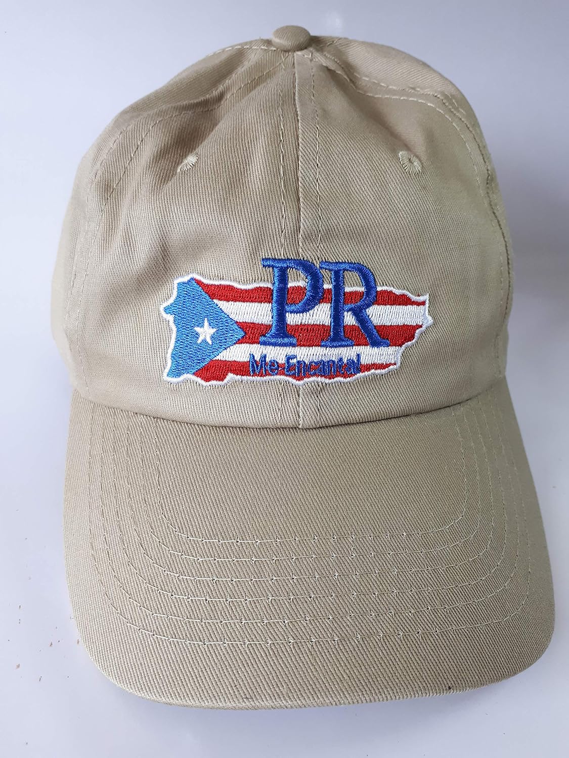 Puerto Rico Sport Hat (Khaki) at Amazon Men’s Clothing store