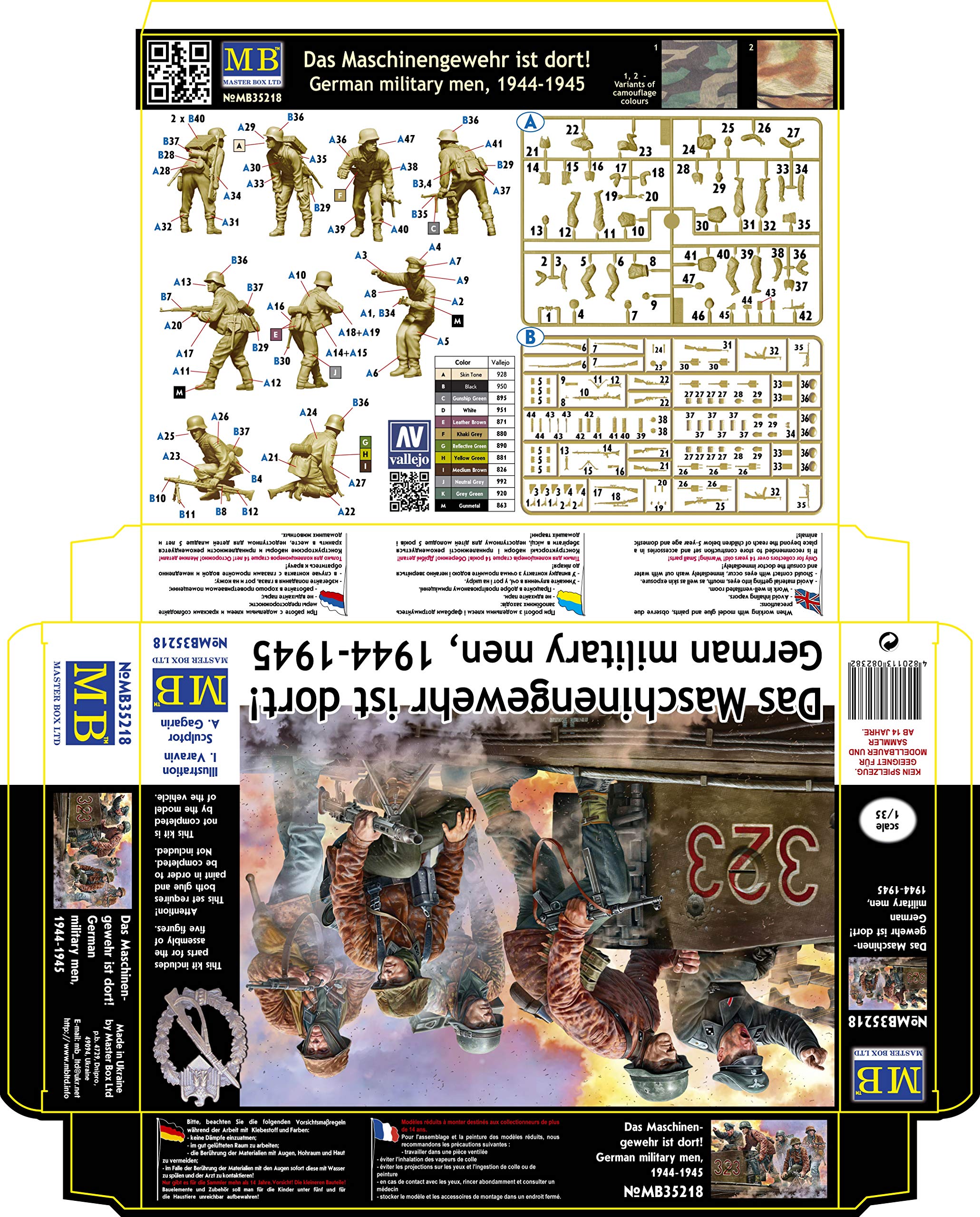 Mua Master Box 35218 1/35 German Military Men 1944-1945 Das ...