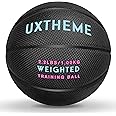 Amazon.com : UXtheme 28.5" 2.2LBS Weighted Basketball PU Leather Size 6 ...