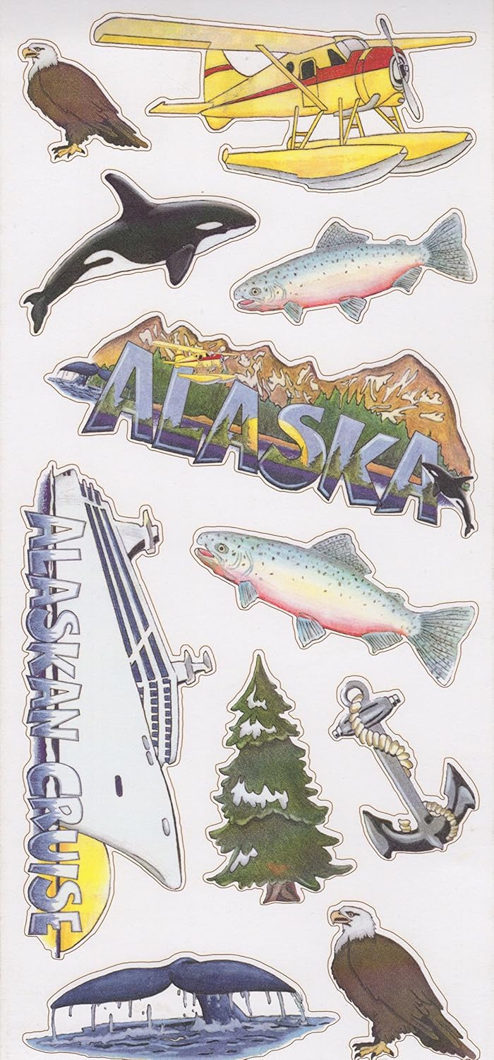 Amazon.com: Alaskan Cruise Scrapbook Stickers (18110)