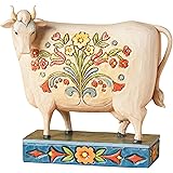 Amazon.com: Jim Shore Cow on Cart Bell Cow" Figurine": Home & Kitchen
