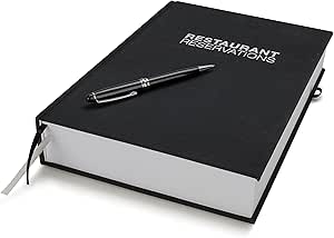 Amazon.com: Sonder Books Restaurant Reservation Book | Designer Pen ...