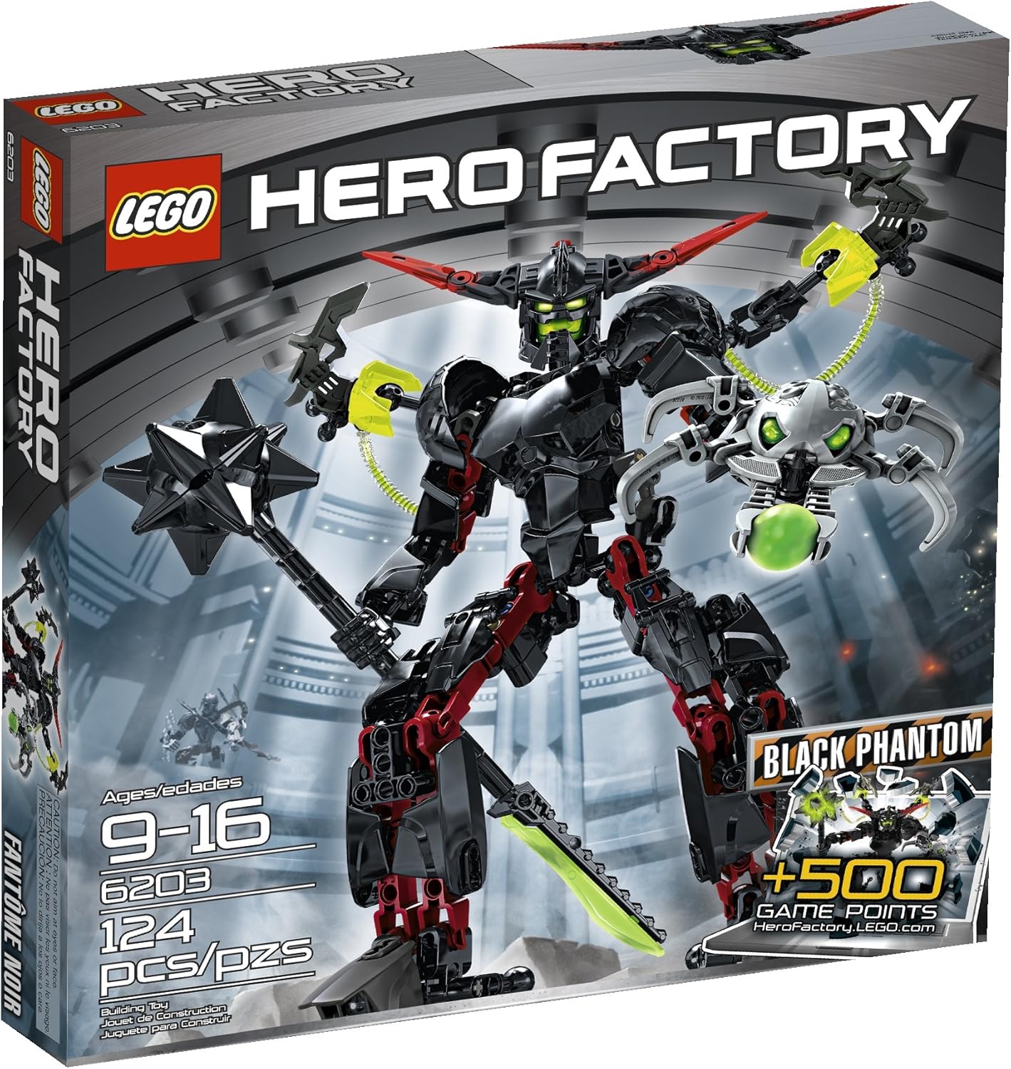 LEGO Hero Factory Black Phantom 124pieza (S) Building Construction Set ...
