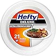 Amazon.com: Hefty Deluxe Large Round Foam Plates, 21 Count (Pack of 8 ...