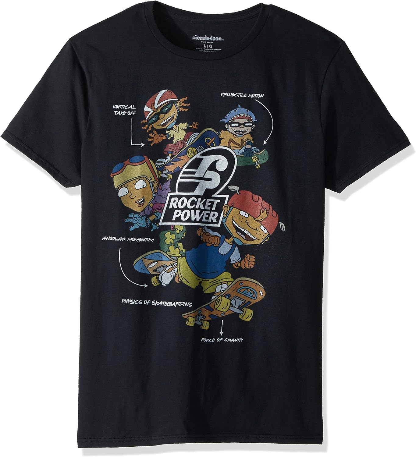Nickelodeon Men's Rocket Power Short Sleeve Graphic T-Shirt, World's ...
